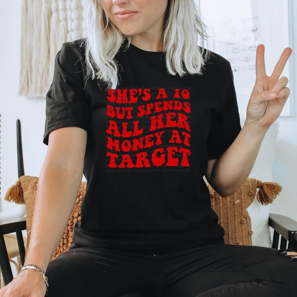 SPENDS ALL HER MONEY AT TARGET – SSavvy Designs