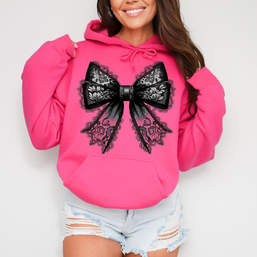 BLACK LACE BOW – SSavvy Designs